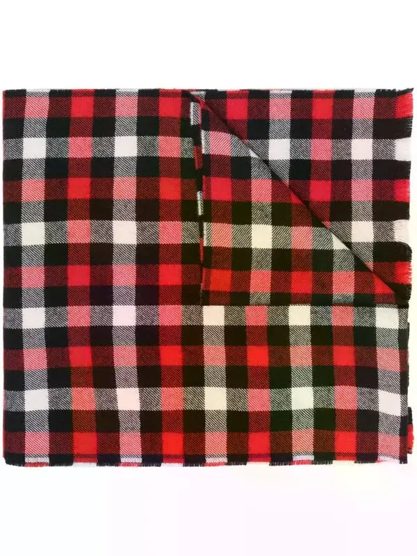 Woolrich Micro Buffalo Scarf - Red