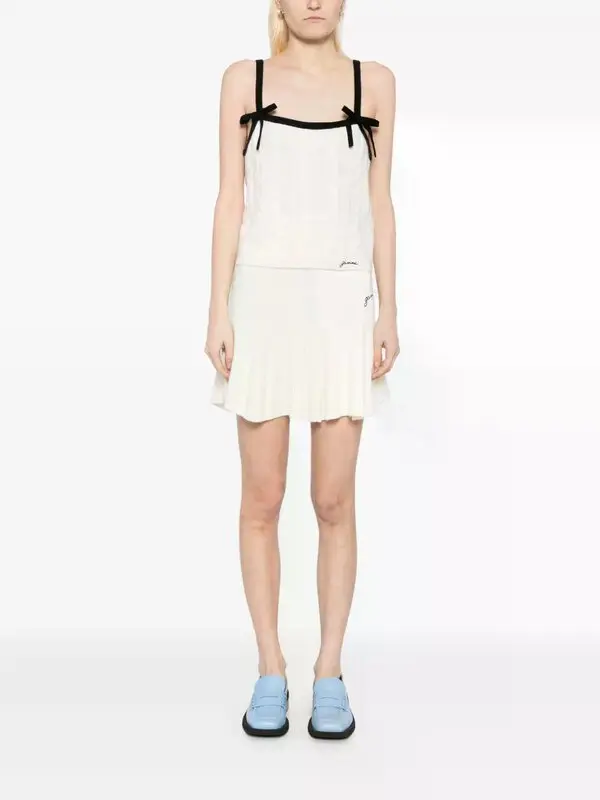 GANNI Ribbed Knit Shirt