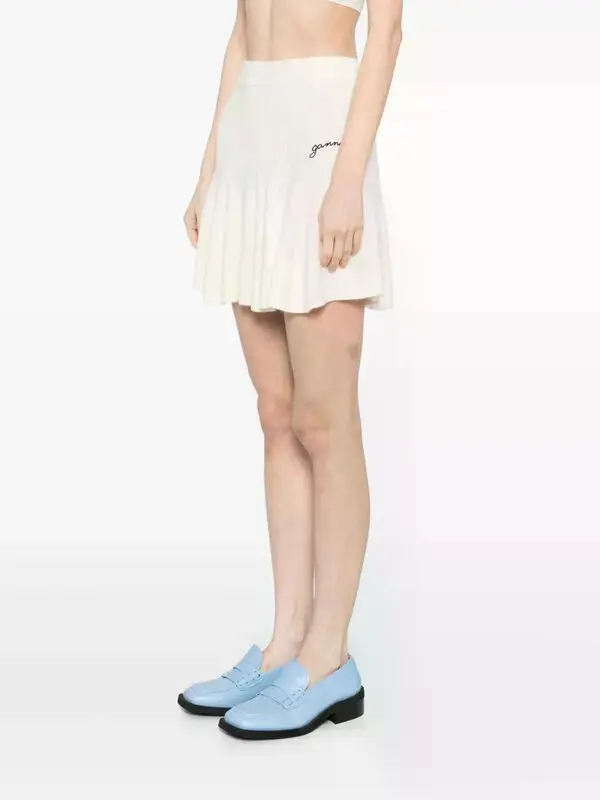 GANNI Ribbed Knit Shirt