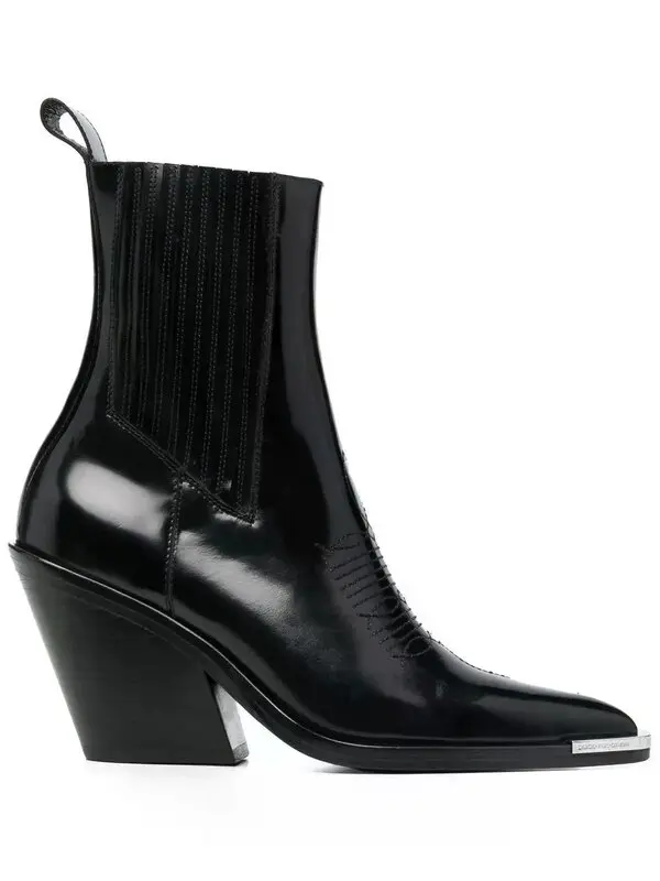 Rabanne 95mm Pointed-toe Boots