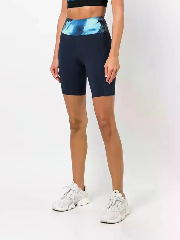 Marchesa Abstract-pattern Cycling Shorts