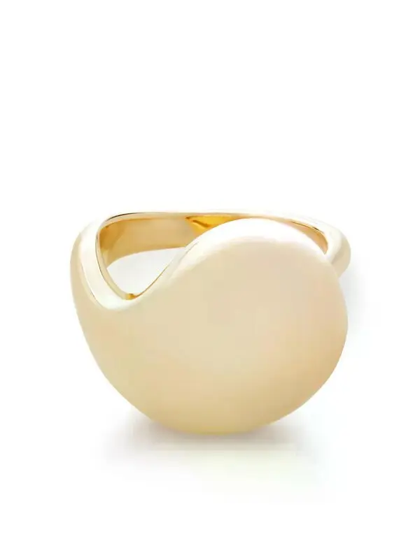 Monica Vinader Nura Vermeil Ring - Gold