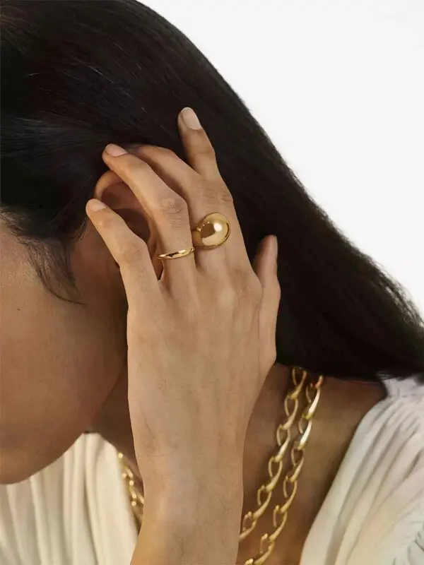Monica Vinader Nura Vermeil Ring