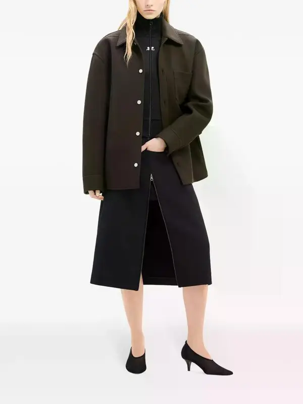 COURREGES Wool Blend Overshirt