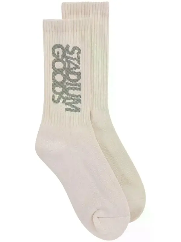 STADIUM GOODS Logo Crew Socks - Neutrals
