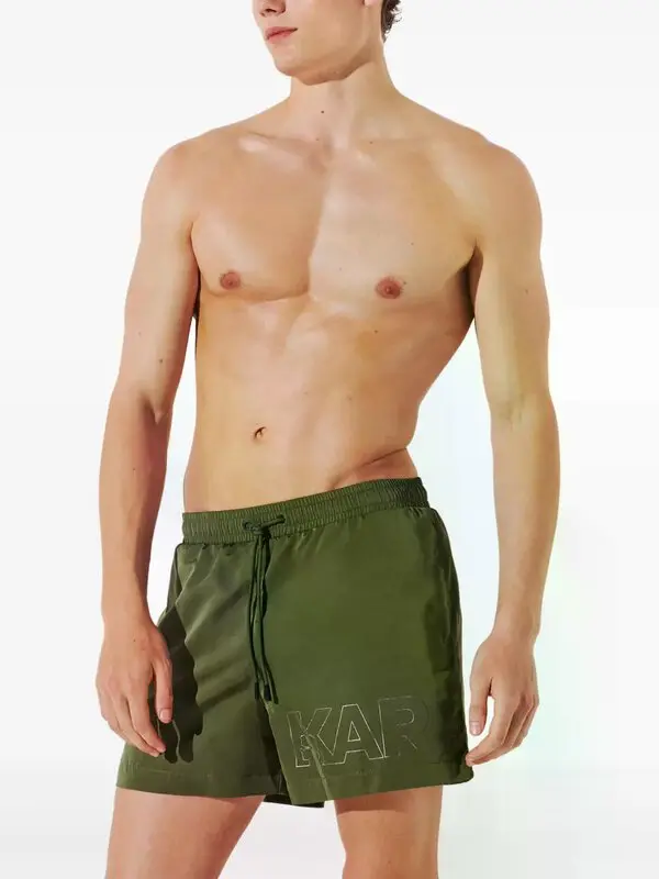 Karl Lagerfeld Logo-print Swim Shorts