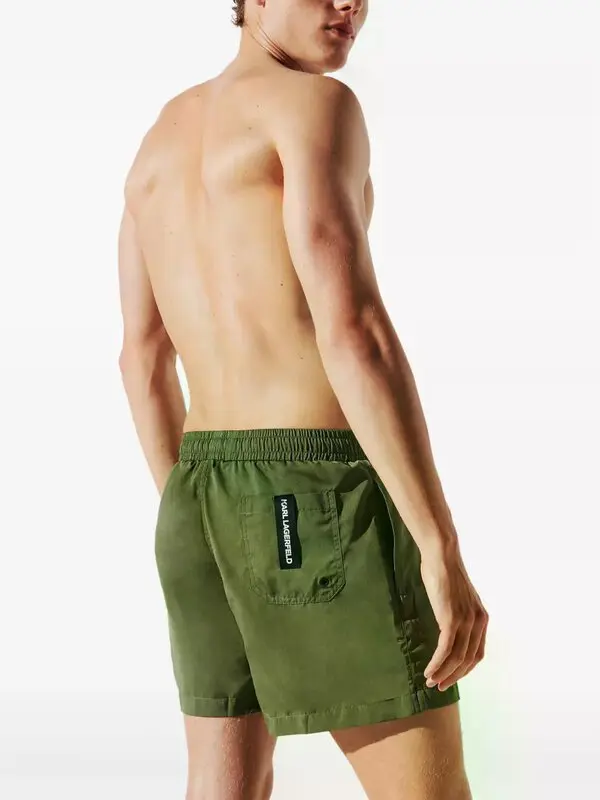 Karl Lagerfeld Logo-print Swim Shorts