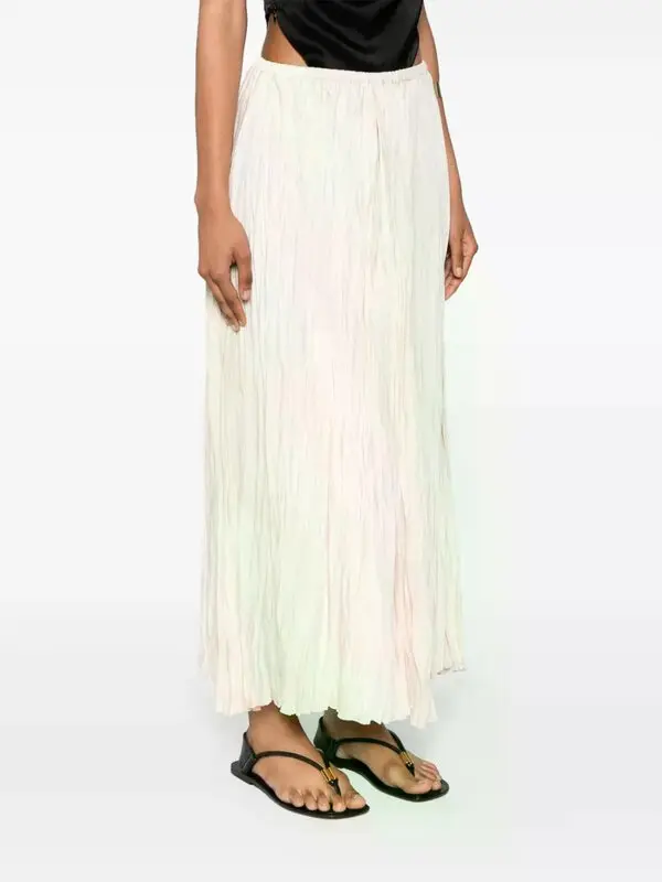 FORTE_FORTE Crinkled Midi Skirt