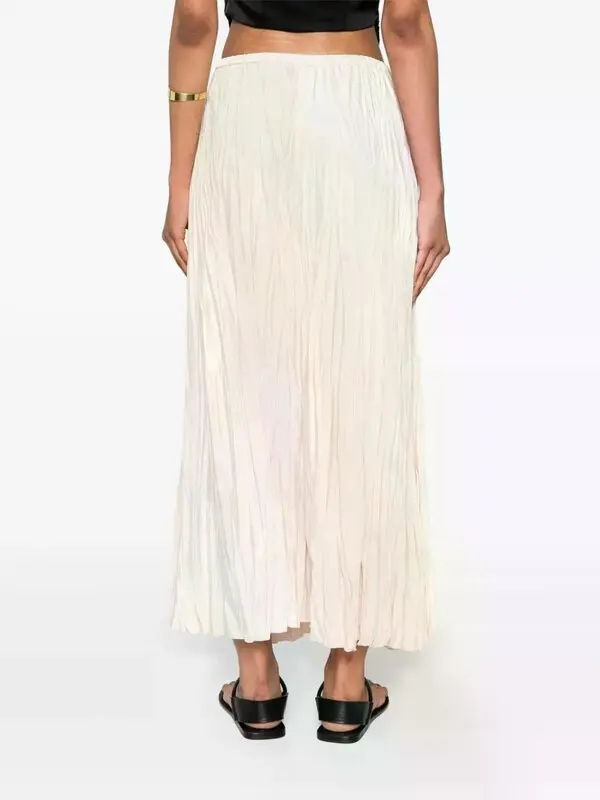 FORTE_FORTE Crinkled Midi Skirt