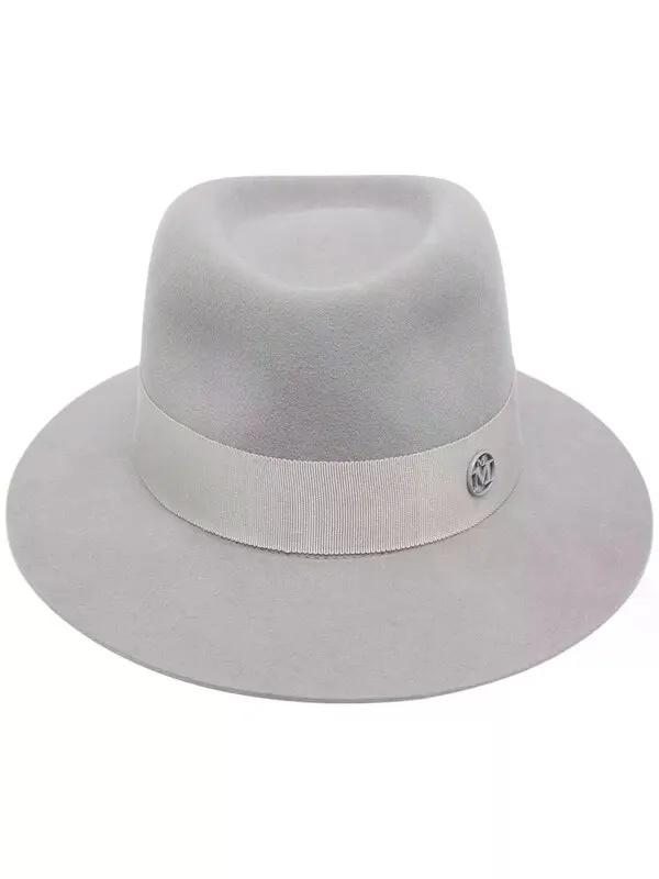MAISON MICHEL Andre Fedora Hat - Grey