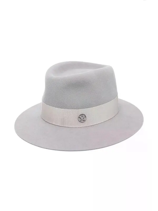 MAISON MICHEL Andre Fedora Hat - Grey
