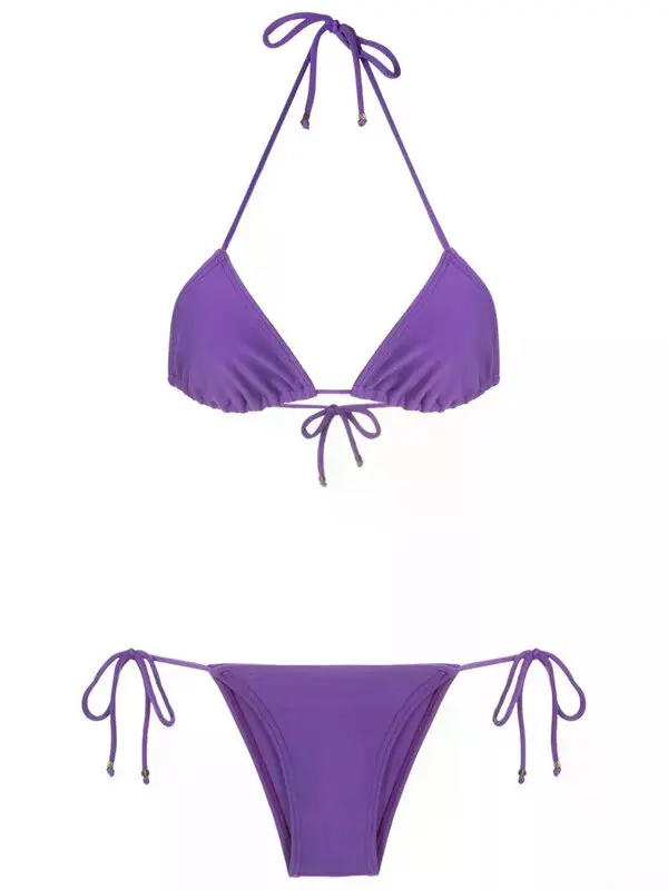 AMIR SLAMA Triangle-cup Bikini - Purple