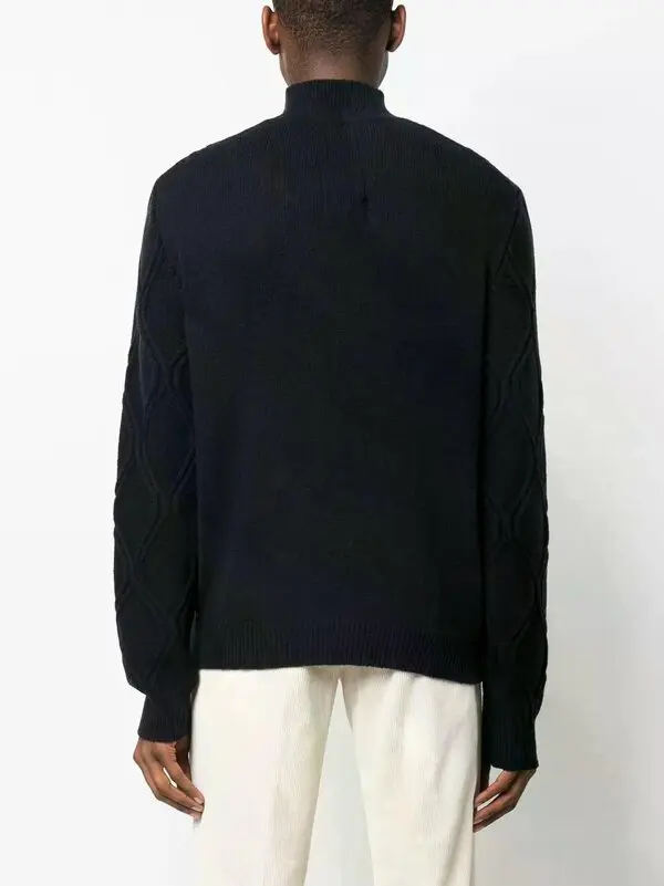 Corneliani Cable-knit Turtleneck Jumper