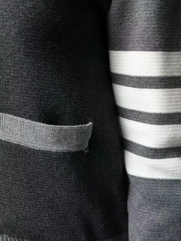 Thom Browne 4-bar V-neck Cardigan
