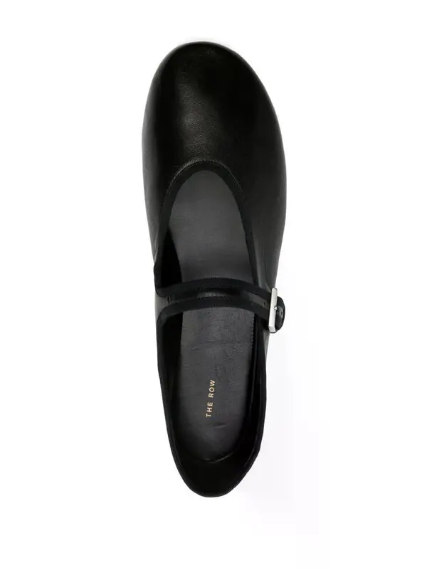 THE ROW Boheme Buckle-strap Ballet Flats