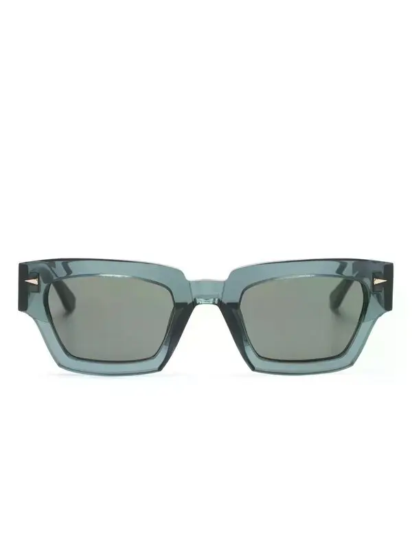 AHLEM Magenta Square-frame Sunglasses - Blue