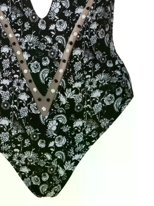 AMIR SLAMA Margarida Printed Swimsuit