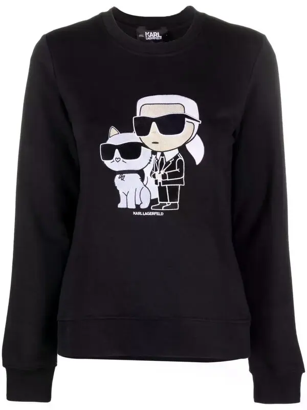Karl Lagerfeld Ikon Organic-cotton Sweatshirt