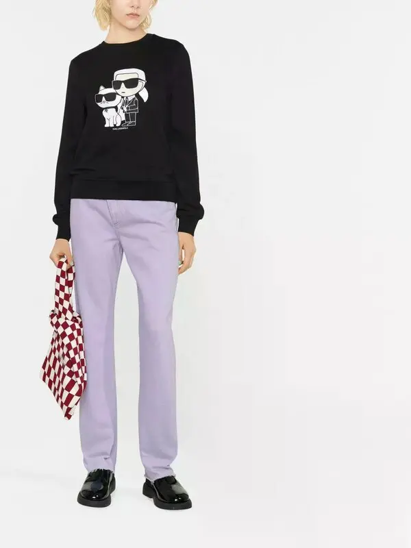Karl Lagerfeld Ikon Organic-cotton Sweatshirt