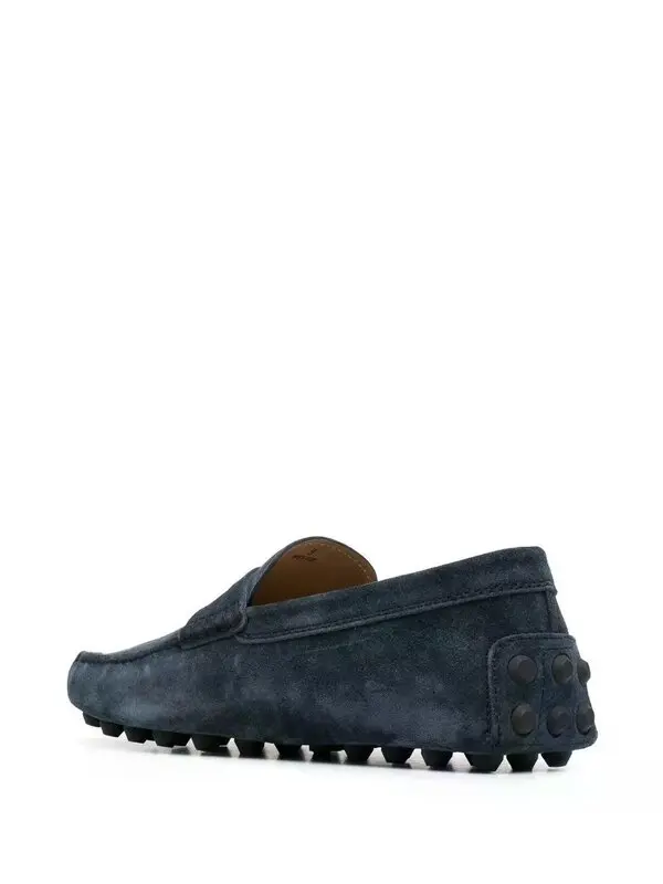 TOD'S Gommino Suede Loafers - Blue