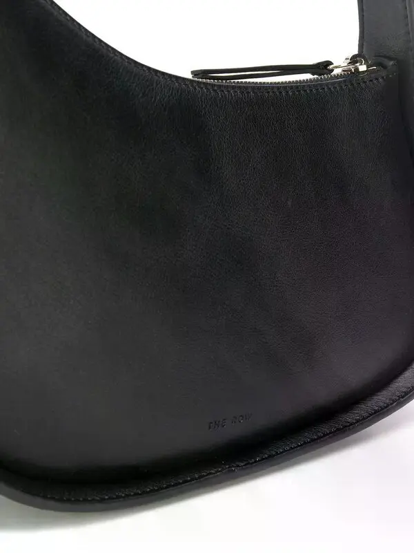 THE ROW Half Moon Leather Shoulder Bag