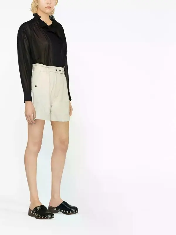 MARANT ETOILE Pamias Ruffled Blouse - Black