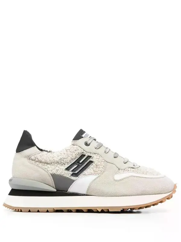 HIDE&JACK Side Logo-patch Low-top Sneakers