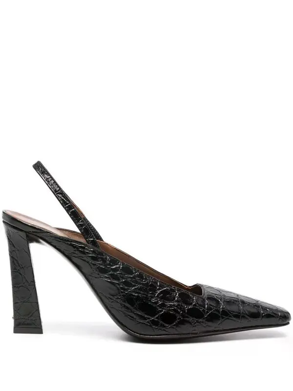 GIUSEPPE ZANOTTI 90mm Brendha Sabot Pumps