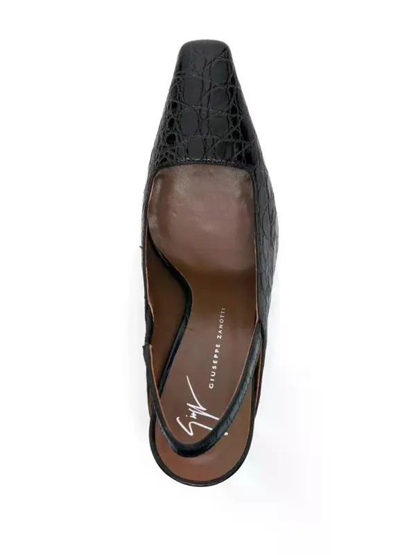 GIUSEPPE ZANOTTI 90mm Brendha Sabot Pumps