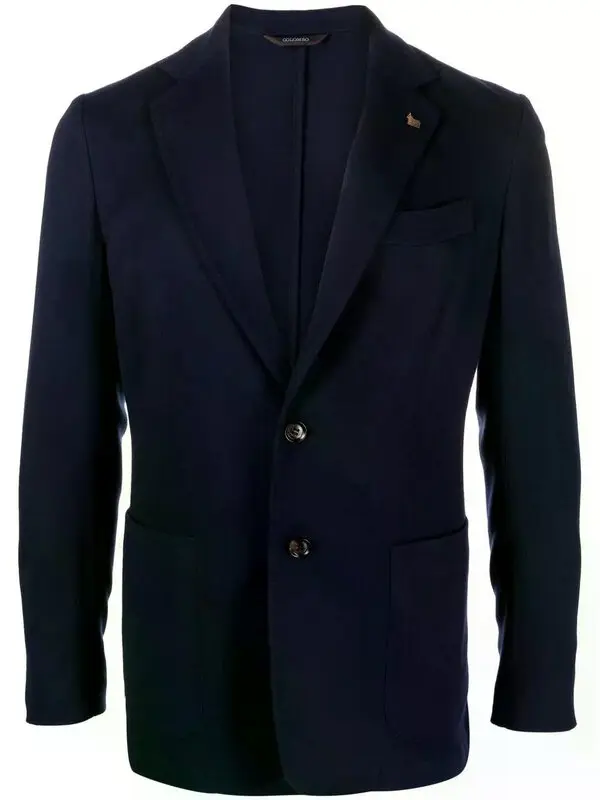 Colombo Single-breasted Wool Blazer