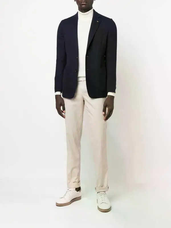 Colombo Single-breasted Wool Blazer