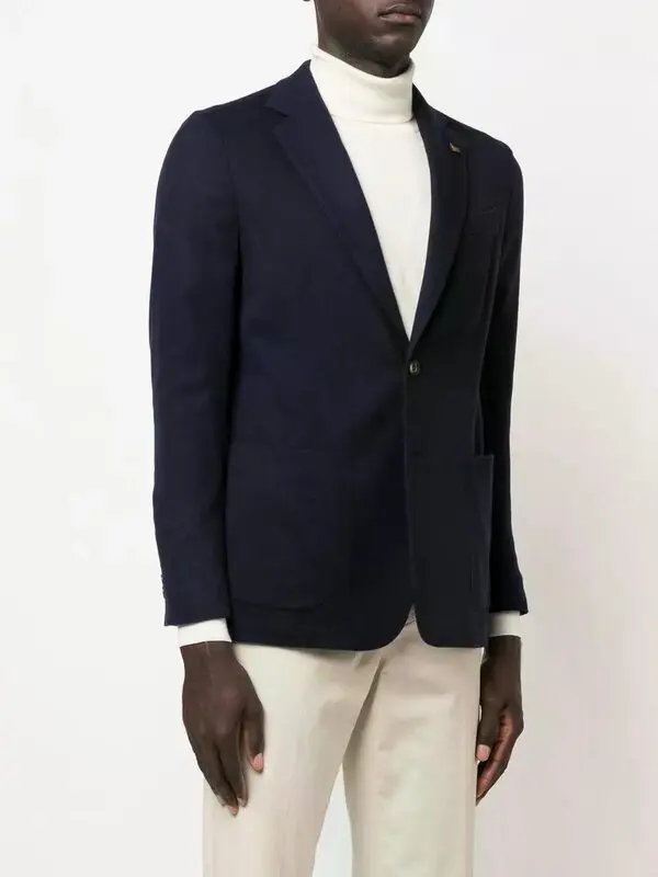 Colombo Single-breasted Wool Blazer
