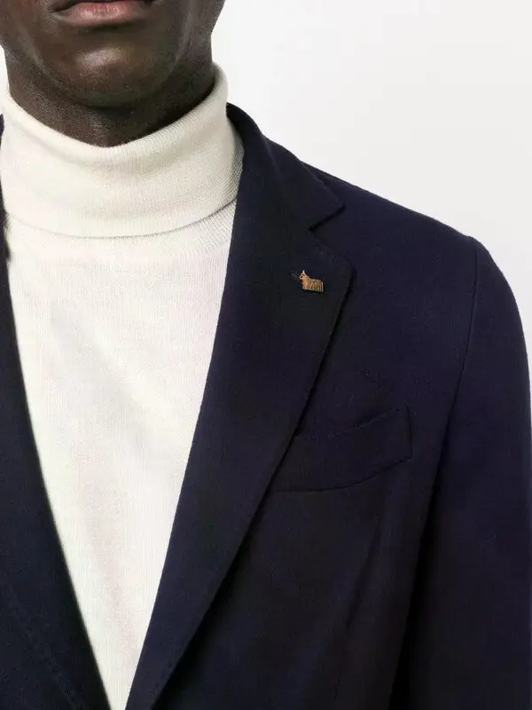 Colombo Single-breasted Wool Blazer