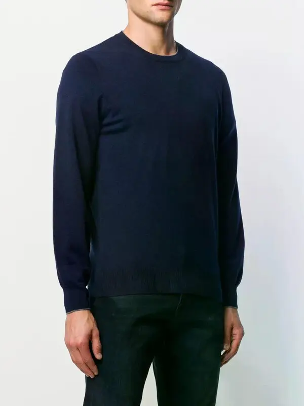 Brunello Cucinelli Classic Knit Jumper - Blue