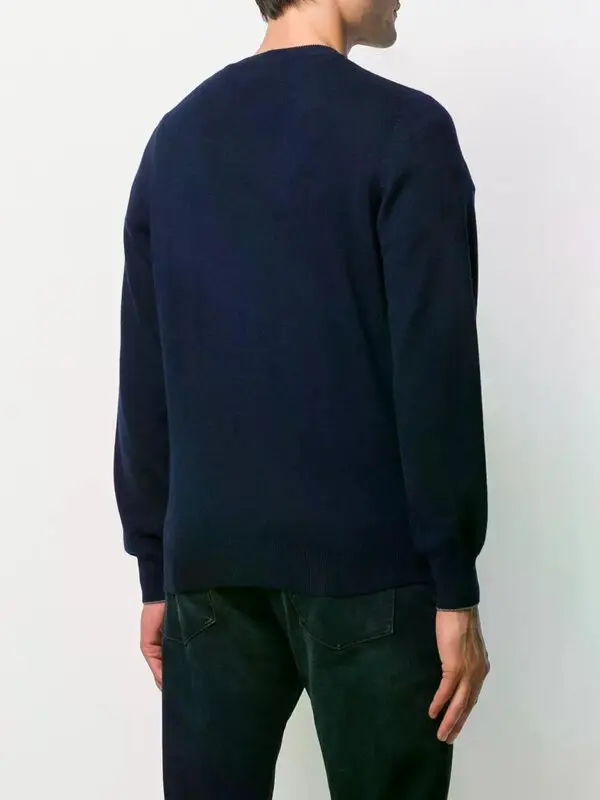 Brunello Cucinelli Classic Knit Jumper - Blue