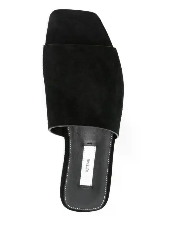 TOTEME Velour Leather Sandals