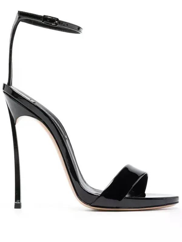 Casadei Blade 120mm Patent Finish Sandals