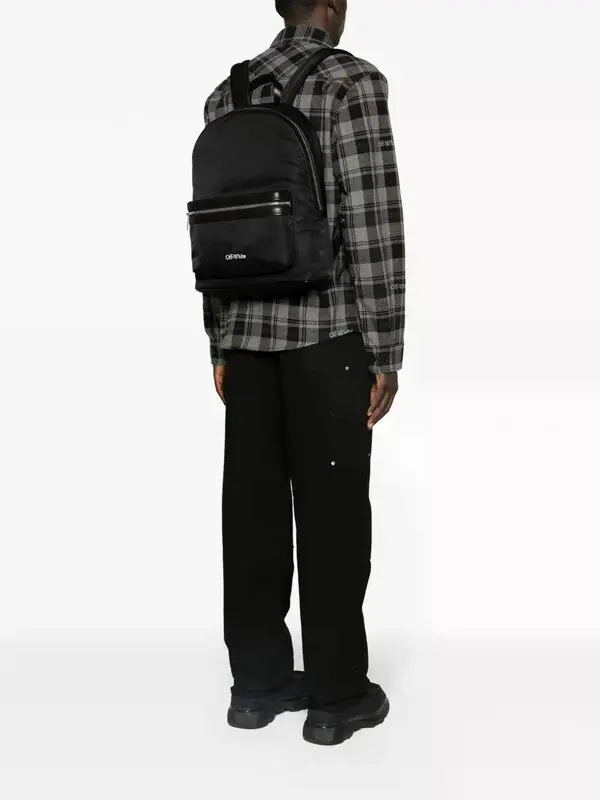 Off-White Embroidered-logo Backpack