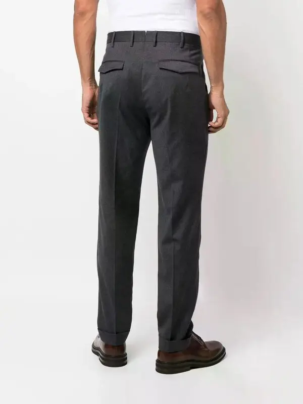 PT TORINO Tapered Slim-fit Trousers - Grey