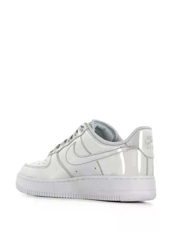 Nike Air Force 1 Sp Metallic Chrome Sneakers - Silver