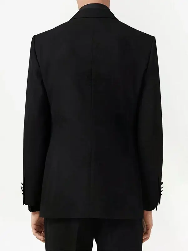 Burberry Oak Leaf Crest Jacquard Tuxedo Jacket