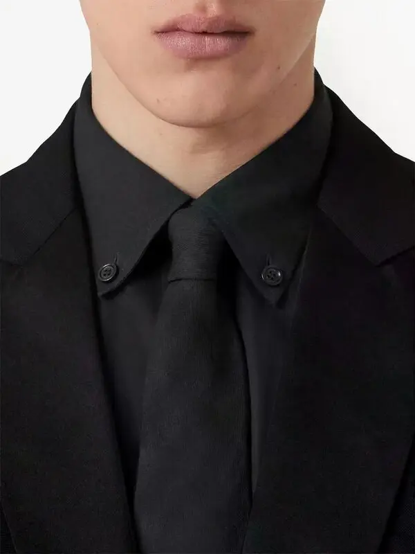 Burberry Oak Leaf Crest Jacquard Tuxedo Jacket