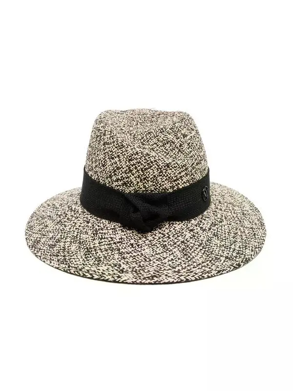 MAISON MICHEL Virginie Wide-brim Hat - Neutrals
