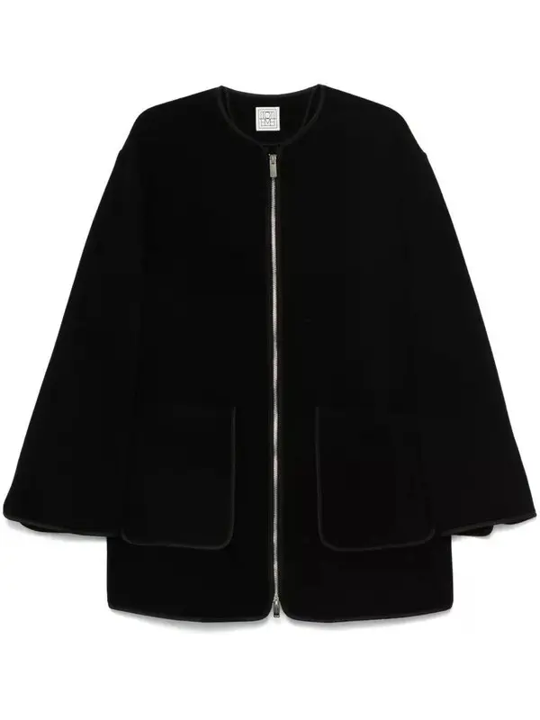 TOTEME Felted Zip-up Coat