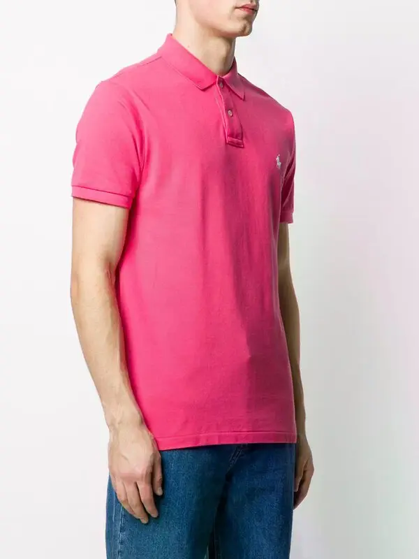 Polo Ralph Lauren Embroidered Logo Polo Shirt - Pink