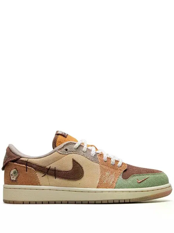 JORDAN X Zion Williamson Air 1 Low Og Voodoo Sneakers - Neutrals