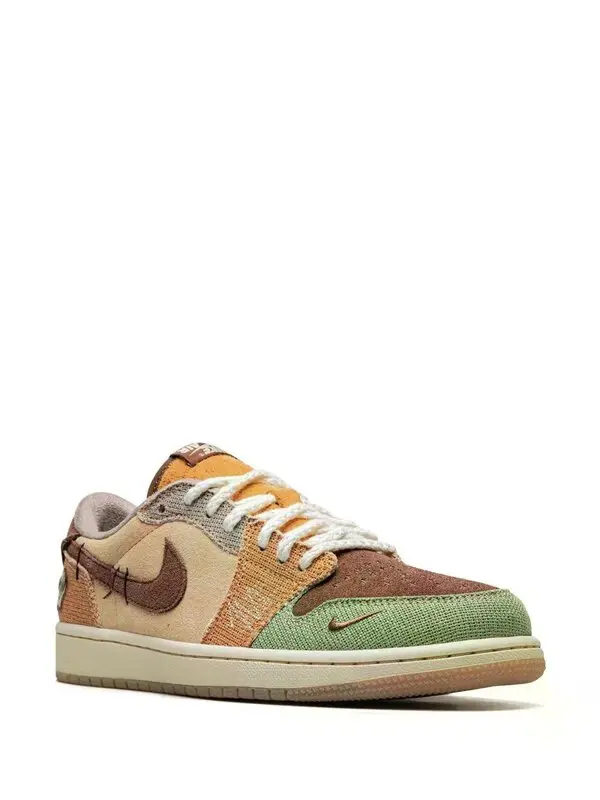 JORDAN X Zion Williamson Air 1 Low Og Voodoo Sneakers - Neutrals