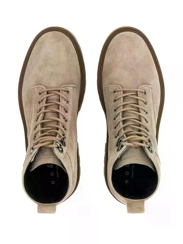 Hogan Suede Lace-up Boots