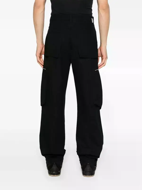 REPRESENT Herringbone Straight-leg Trousers