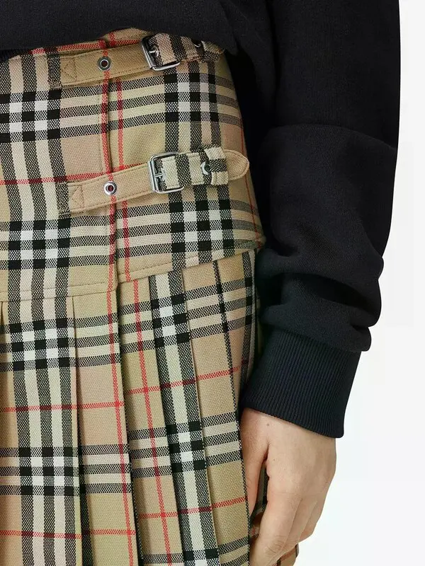 Burberry Mini Pleated Skirt